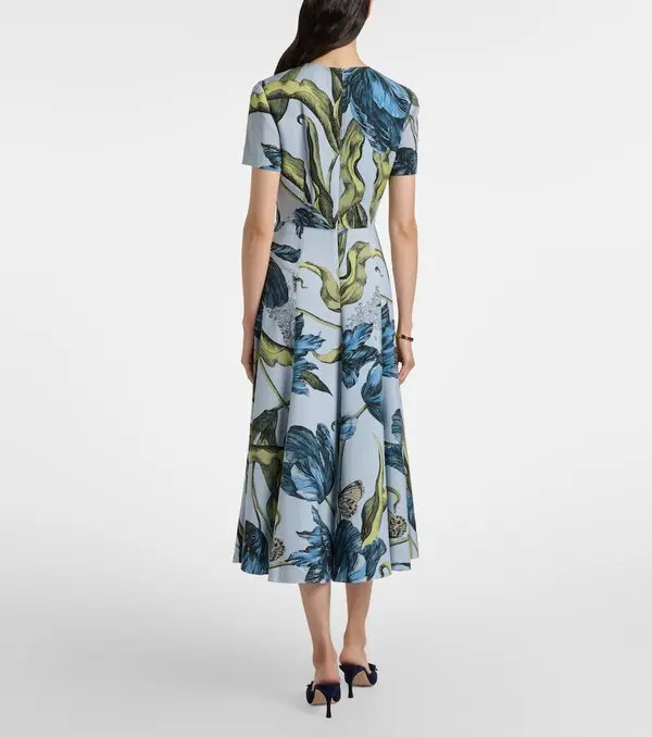 Erdem Floral Midi Dress