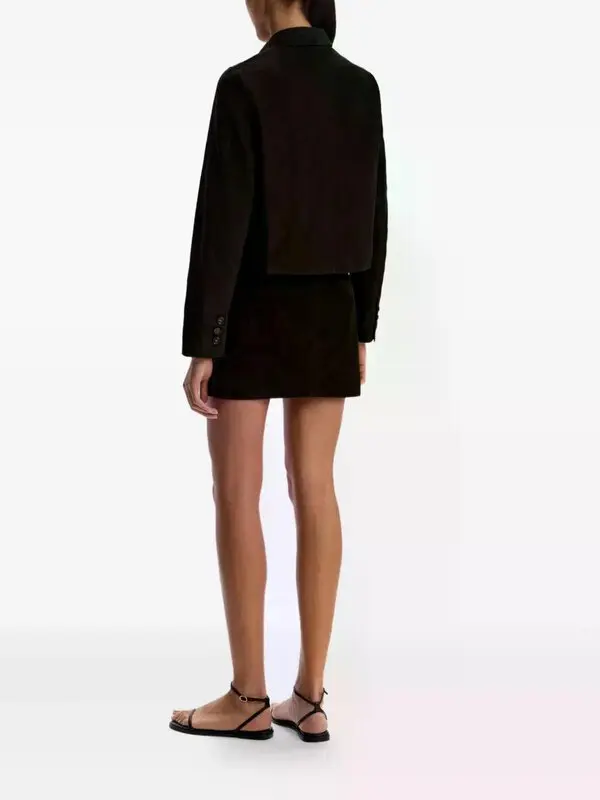 12 STOREEZ Suede Mini Skirt