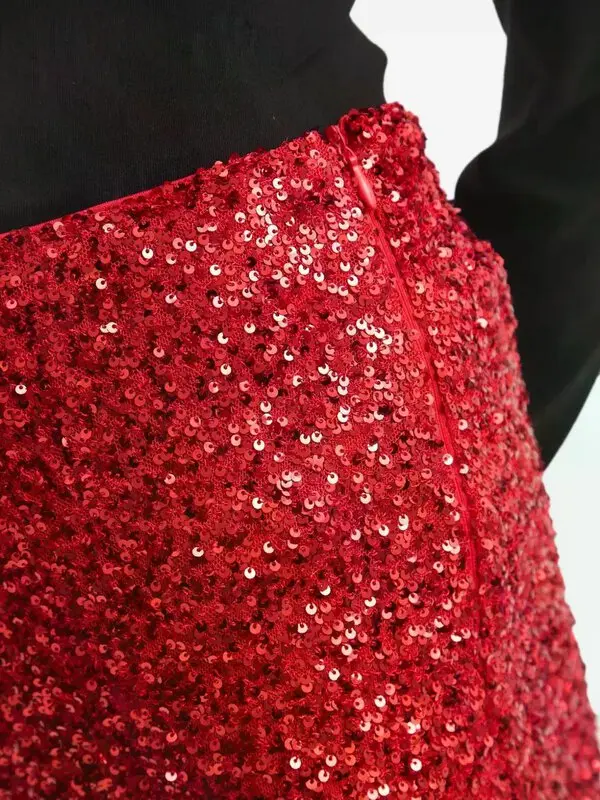 NEVER FULLY DRESSED Sequin Embellished Zip Fastening Shorts