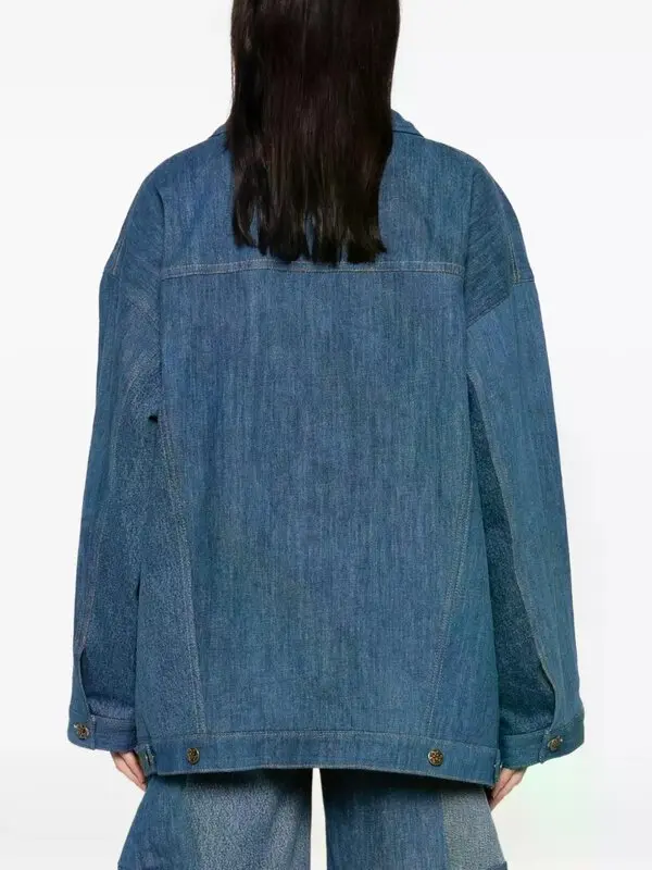 ANNI SALONEN Rose Detail Denim Jacket