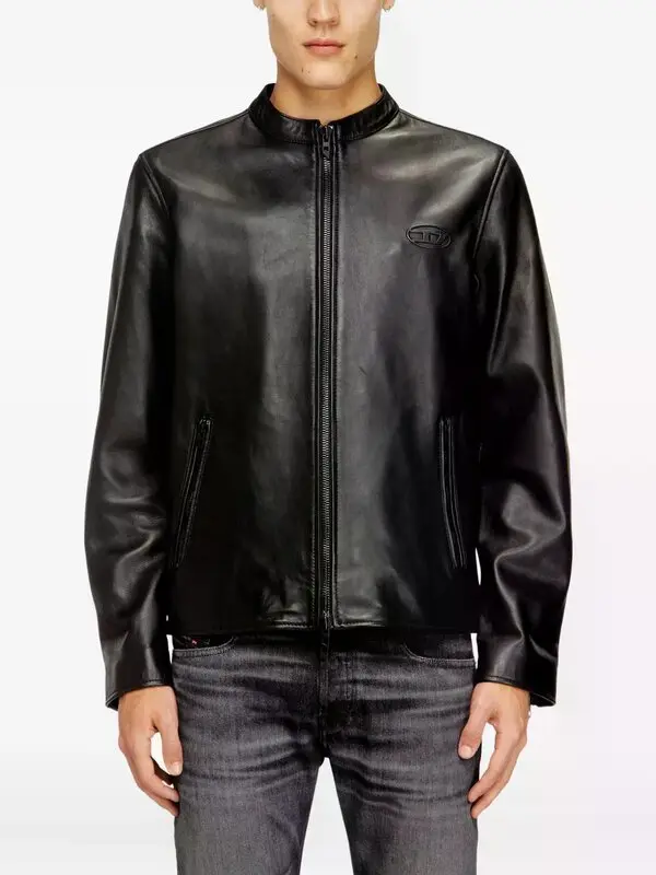 DIESEL® L-tad-wrd Leather Jacket