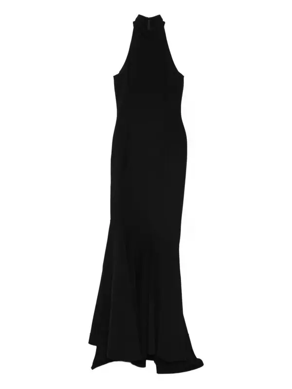 Solace London Halterneck Maxi Dress - Black