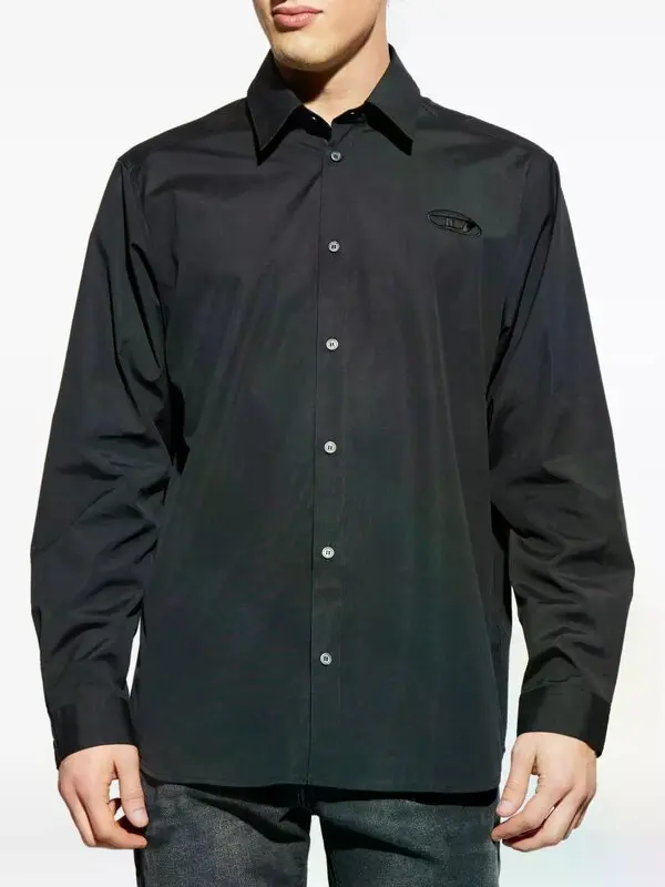 DIESEL® S-simply-gsbh Logo-embroidered Shirt