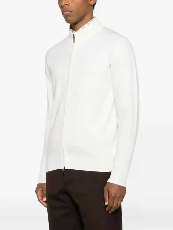 DIKTAT Zip-up High Neck Sweater