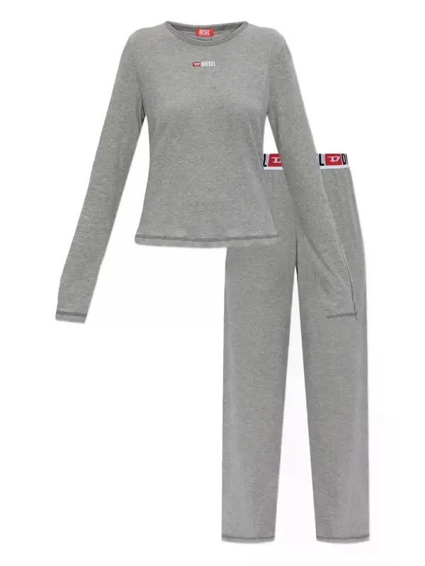 DIESEL® Gilda-d-core Logo-print Pyjama Set - Grey