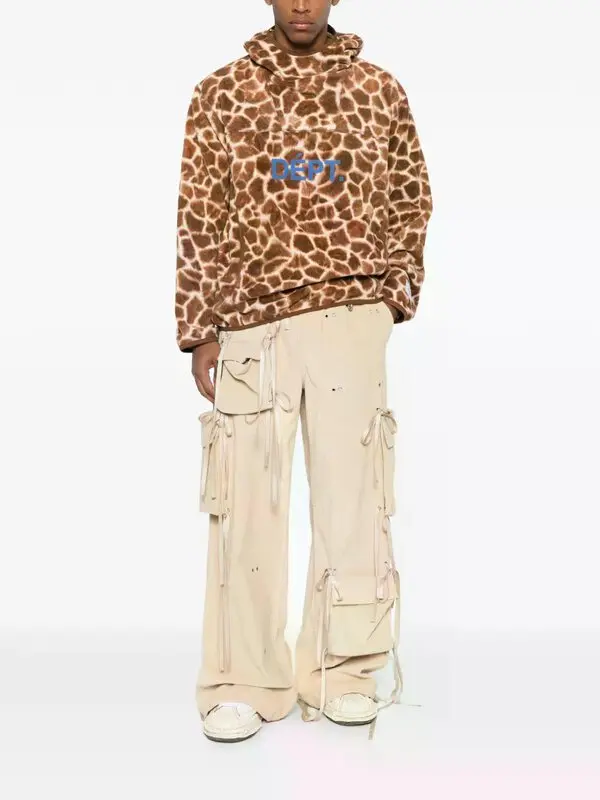 GALLERY DEPT. Giraffe Print Fleece Hoodie