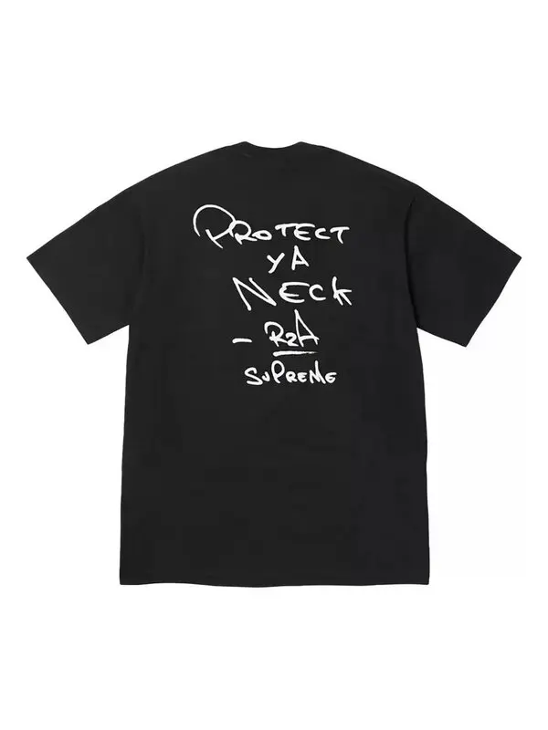 Supreme X Wu-tang Clan Graphic-print T-shirt - Black