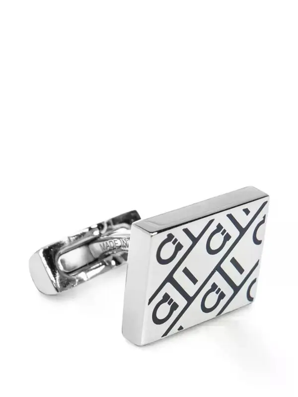 FERRAGAMO Patterned Square Cufflinks