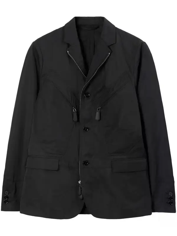Burberry Satin-finish Tailored Jacket