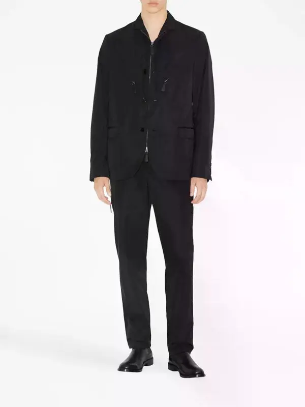 Burberry Satin-finish Tailored Jacket