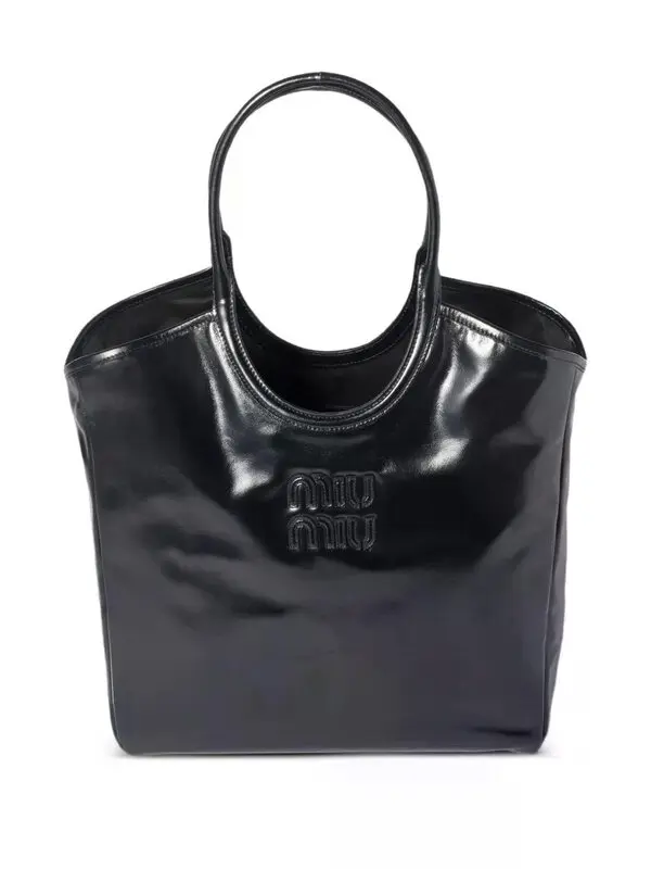 Miu Miu Calfskin Leather Tote Bag