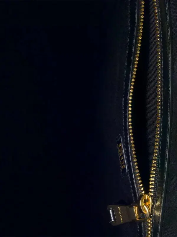 Miu Miu Calfskin Leather Tote Bag