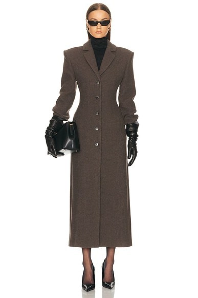 EAVES Yaron Manteco Wool Coat
