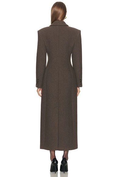 EAVES Yaron Manteco Wool Coat