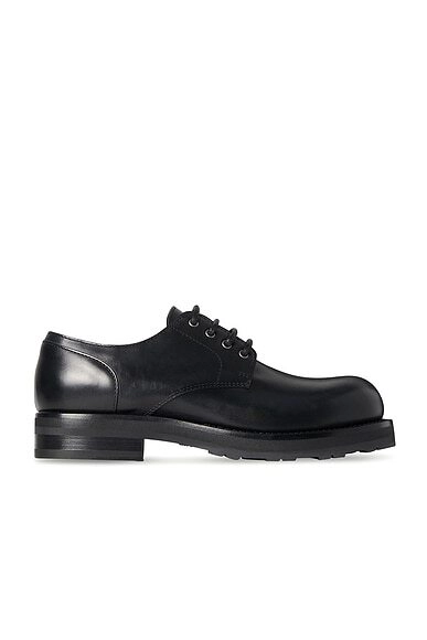 THE ROW Glossy Calfskin Derby Lug Sole