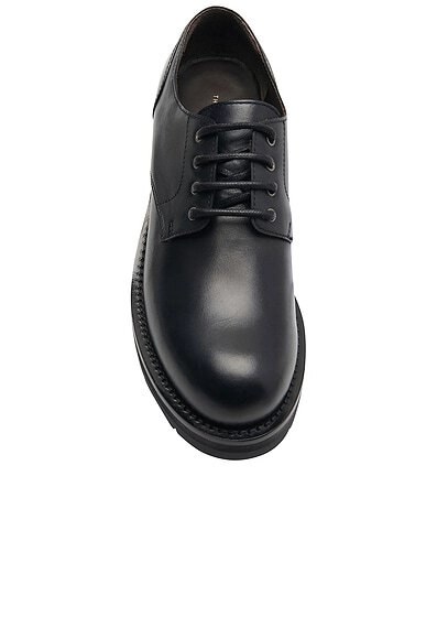 THE ROW Glossy Calfskin Derby Lug Sole