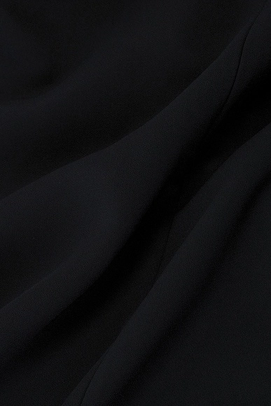 EAVES Norna Polished Crepe Maxi Dress - Black