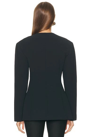 EAVES Polished Crepe Blazer