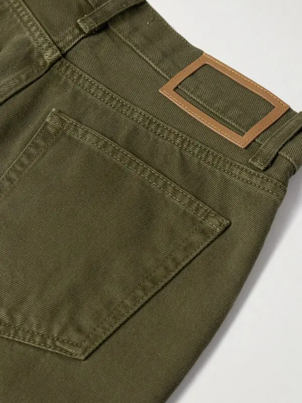 LA LIGNE Cotton-twill Wide-leg Trousers