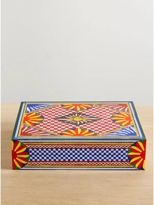 Dolce & Gabbana Caretto Resin And Wood Backgammon Set