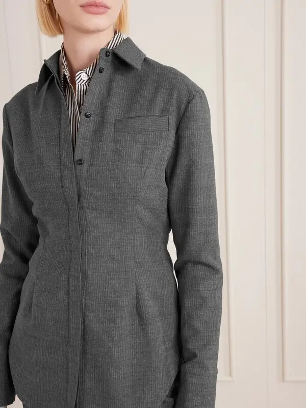 Tove Elvin Woven Shirt - Gray