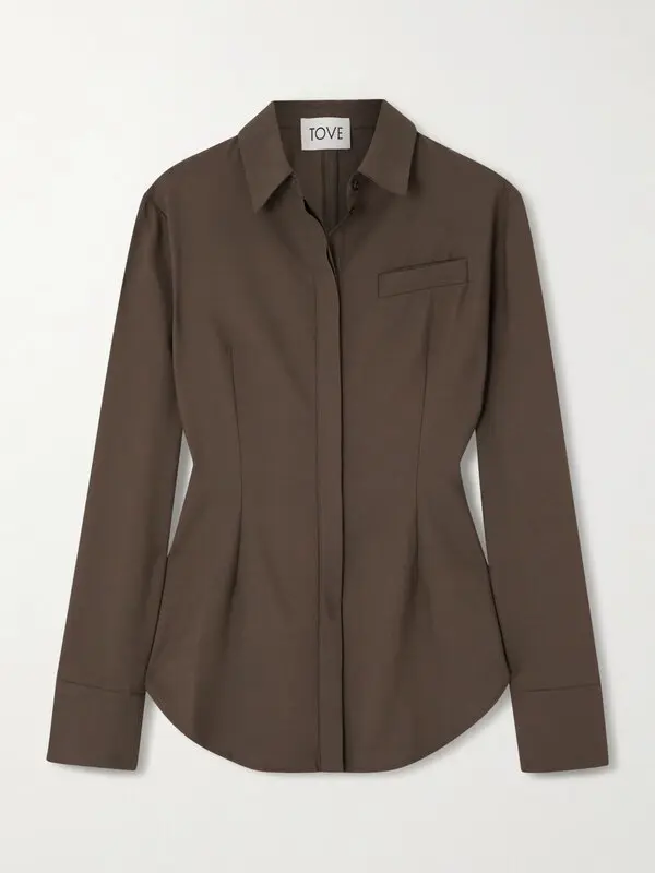Tove Elvin Woven Wool Shirt