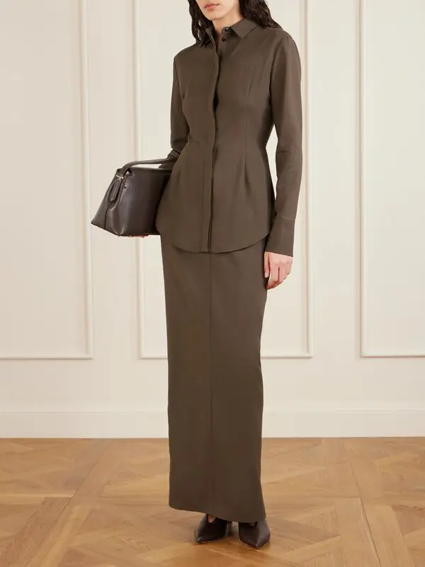 Tove Elvin Woven Wool Shirt