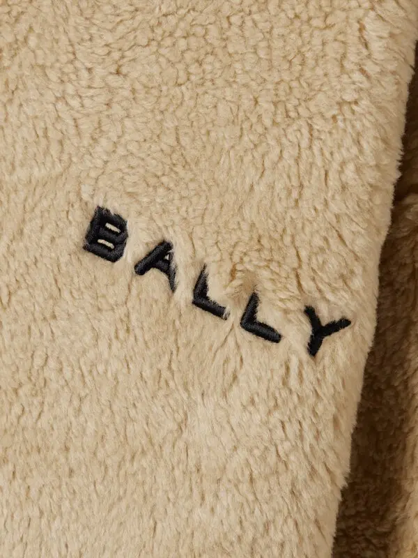 Bally Printed Fleece Half-zip Jacket - Neutrals