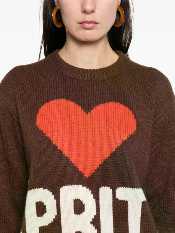 MC2 SAINT BARTH Kyla Heart Detail Sweater
