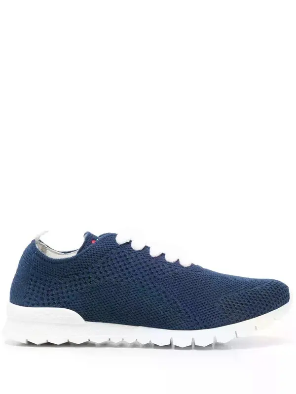 Kiton Knitted Lace-up Sneakers