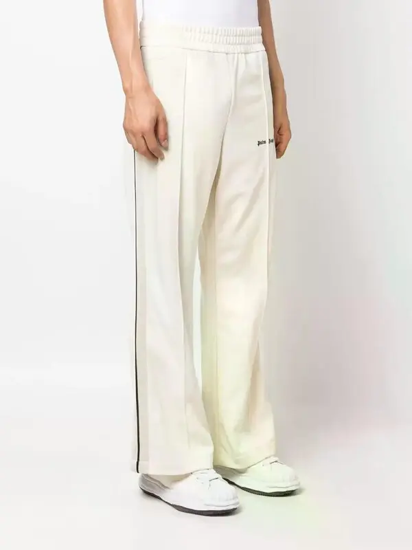 Palm Angels Logo-embroidered Flared Track Pants