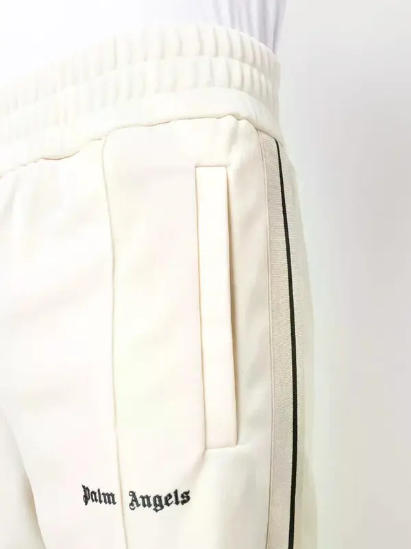 Palm Angels Logo-embroidered Flared Track Pants