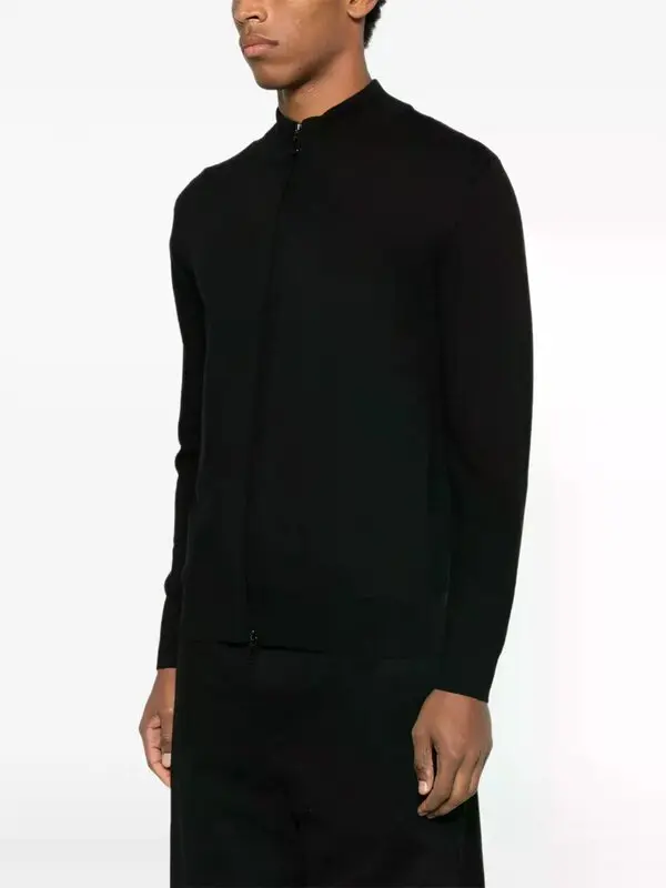 DIKTAT Zip-fastening High Neck Cardigan