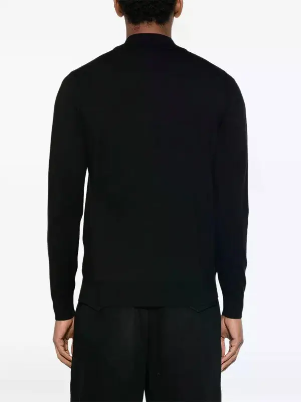 DIKTAT Zip-fastening High Neck Cardigan