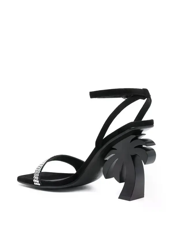 Palm Angels Palm Tree Sculptural Heel Sandals