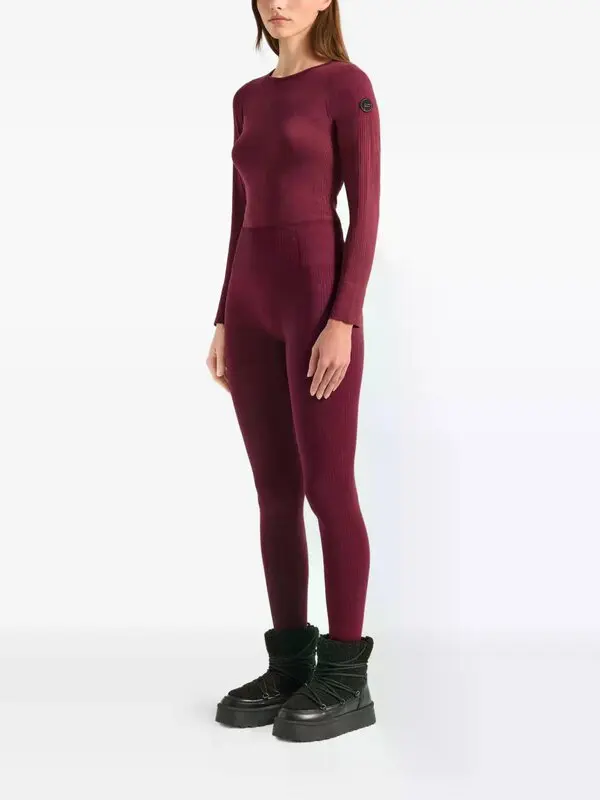 Fusalp Alliance Ribbed-texture Logo-patch Leggings