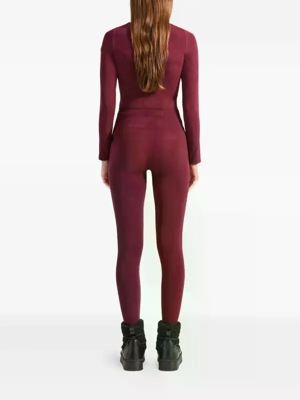 Fusalp Alliance Ribbed-texture Logo-patch Leggings