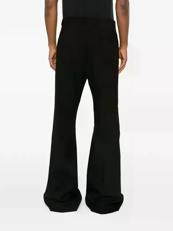 Rick Owens Embellished Flared Wool Trousers