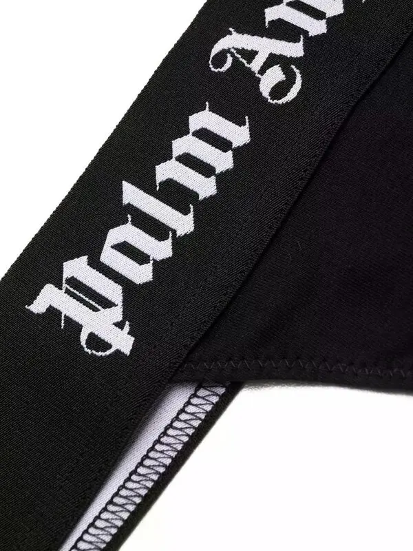 Palm Angels Logo-band Thong - Black