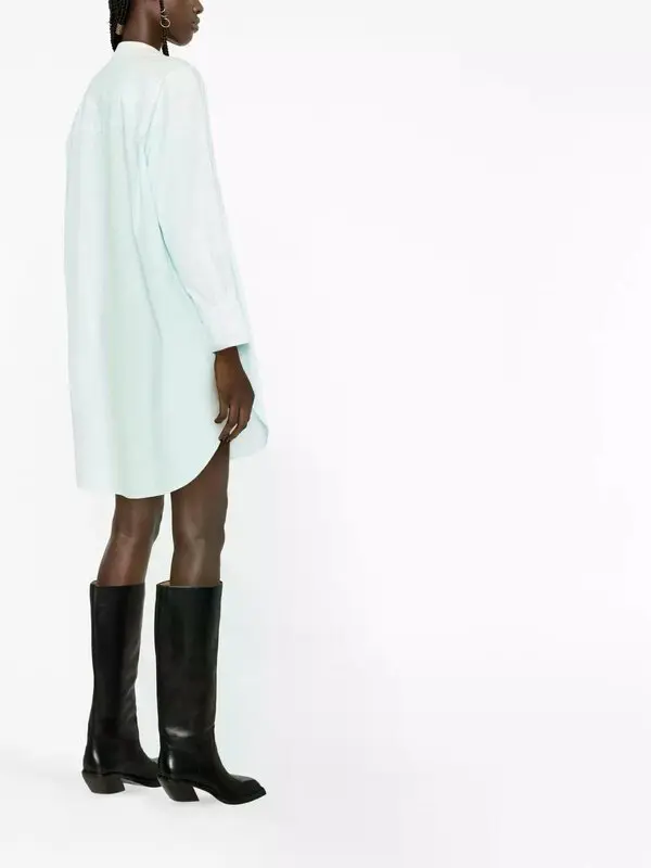 Palm Angels Oversize Cotton Shirt Dress