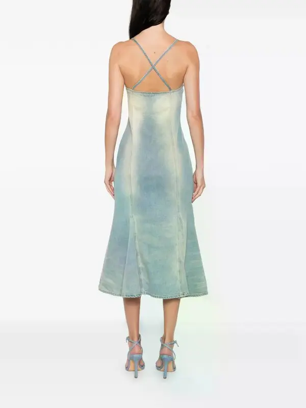 Blumarine Studded Slit Dress