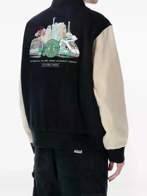 HUF Global Transit Varsity Jacket