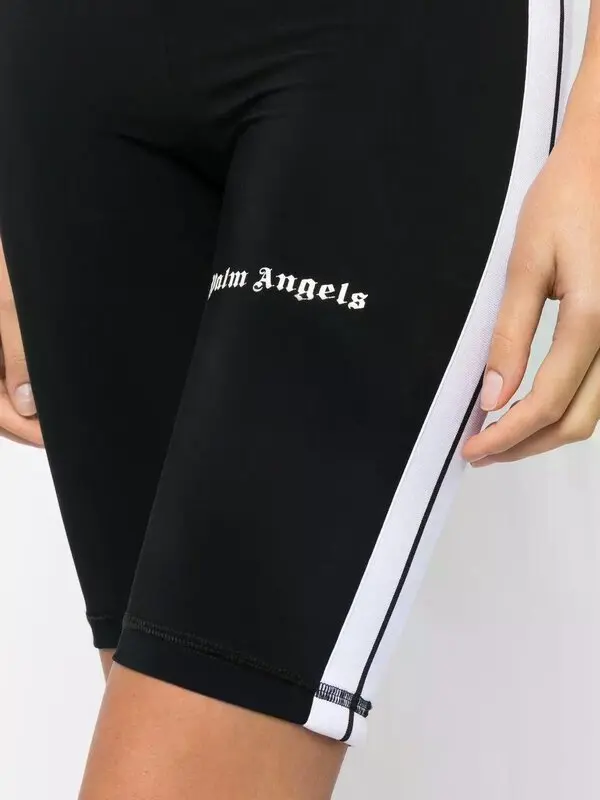 Palm Angels Side Stripe Cycling Shorts