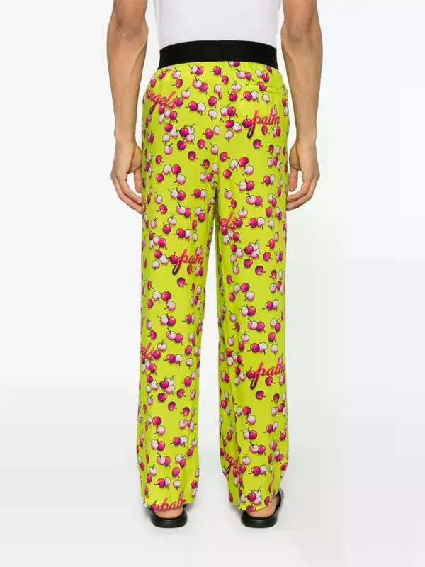 Palm Angels Cherry-print Trousers