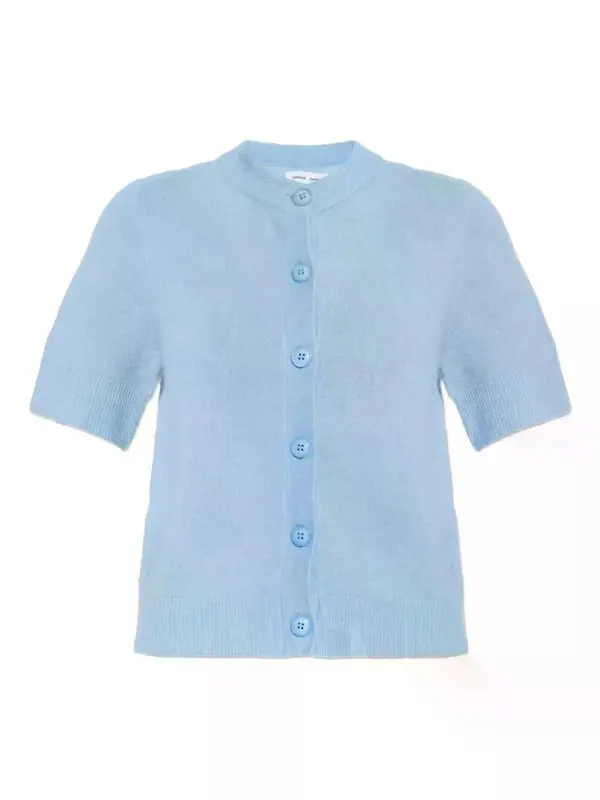 SAMSOE SAMSOE Cashmere Button Cardigan - Blue