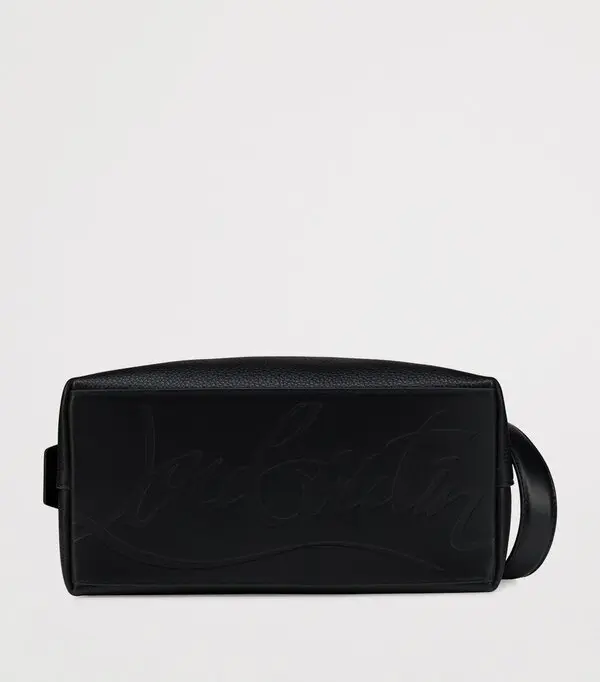 CHRISTIAN LOUBOUTIN Funky Leather Travel Pouch