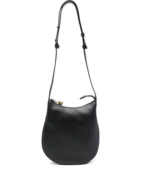 Cafuné Lune Zip Shoulder Bag - Black