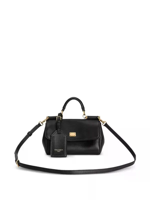 Dolce & Gabbana Mini Sicily Shoulder Bag - Black