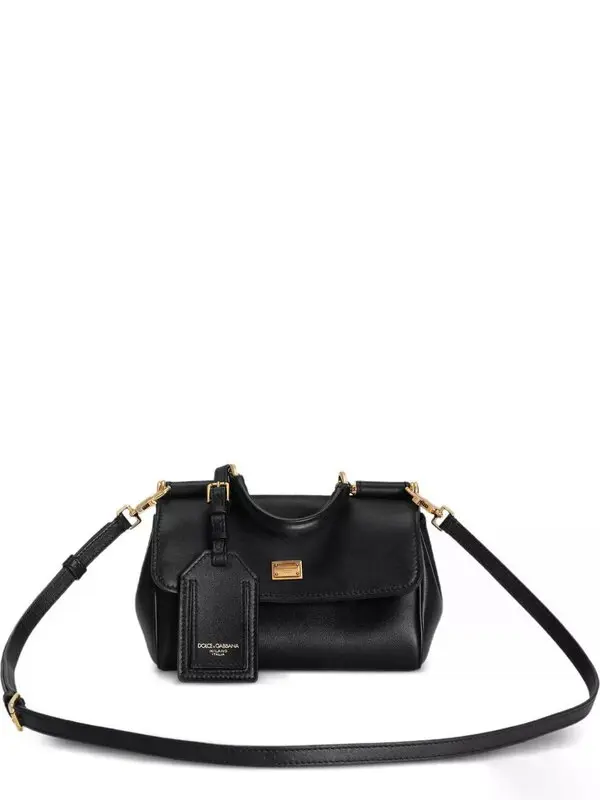 Dolce & Gabbana Mini Sicily Shoulder Bag - Black