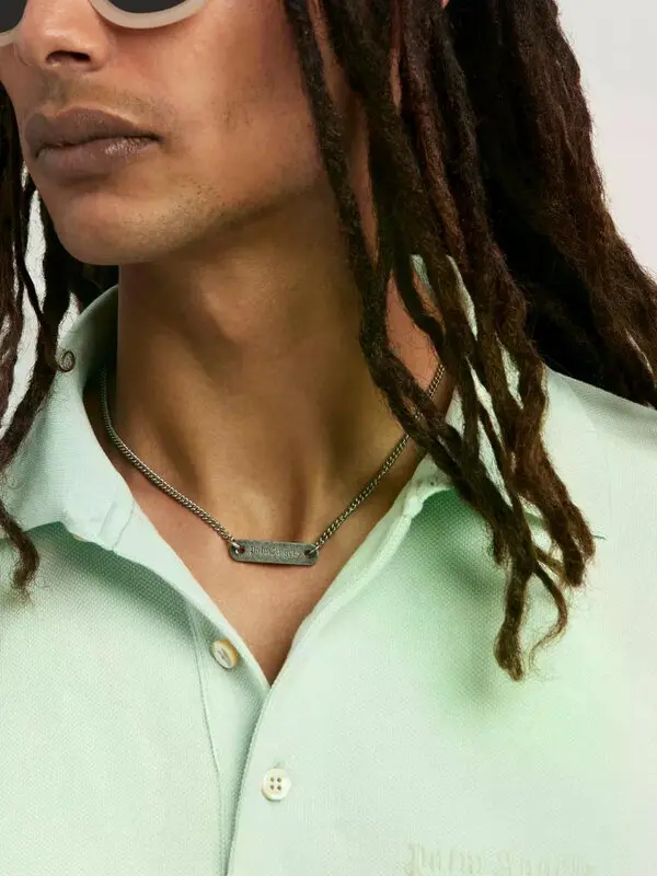 Palm Angels Logo-engraved Necklace